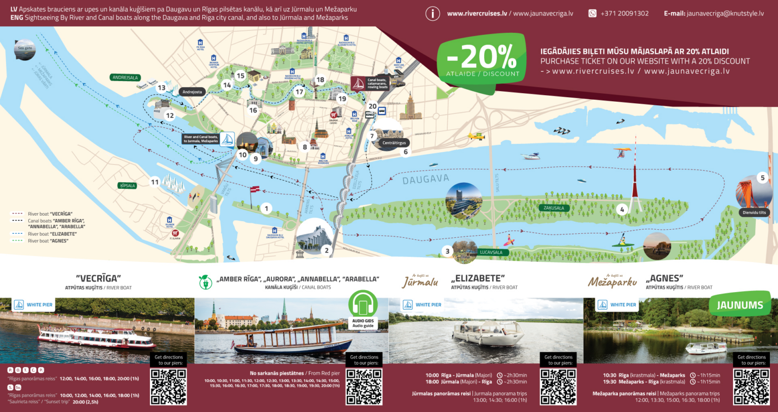 Our Piers | Locations and information | River Cruises Latvia